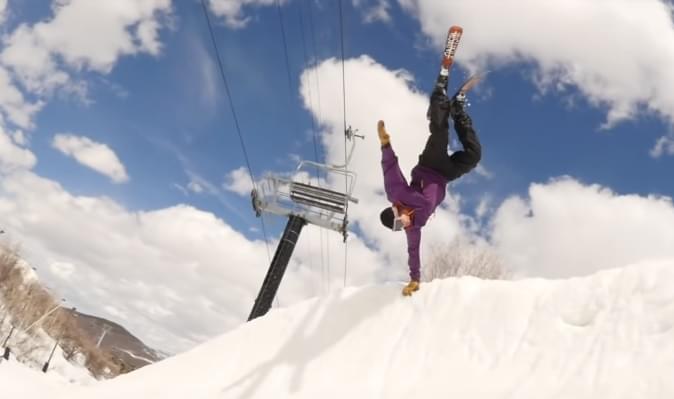 Vishnu Freeski crew v Park City