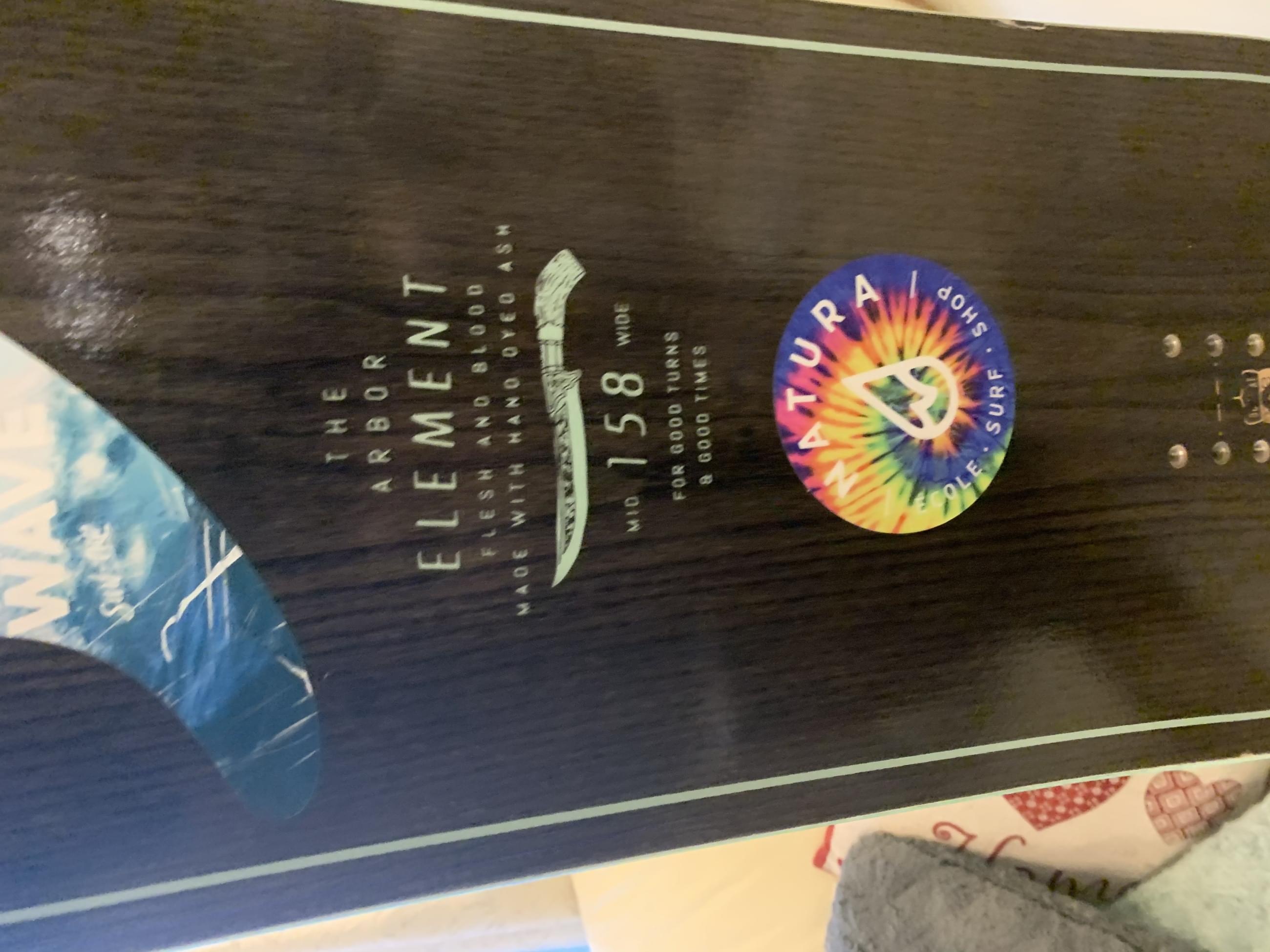 The arbor element mid 158 wide - snowboardové prkno