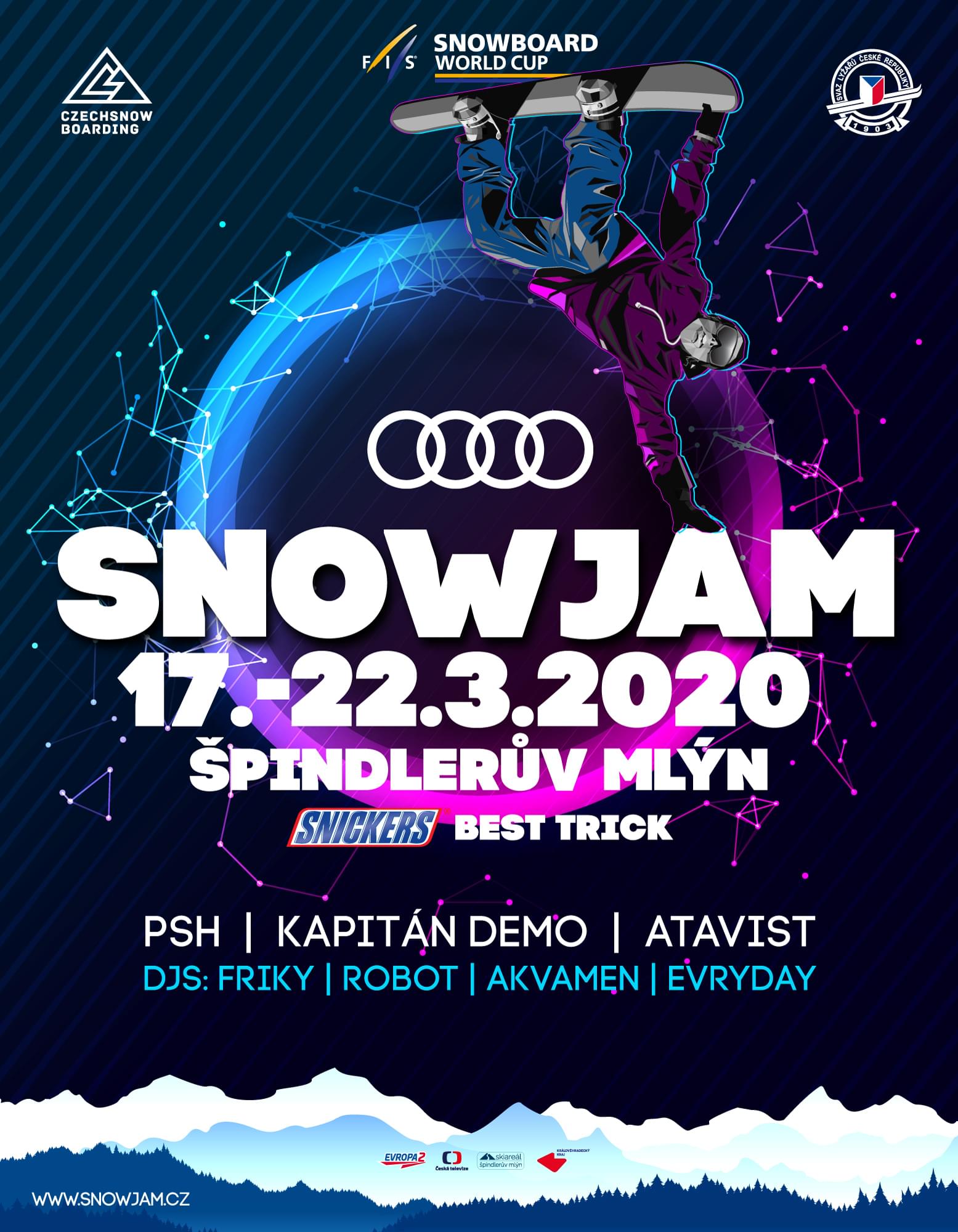 Audi Snowjam 2020 se po třech letech vrací zpět na místo činu!